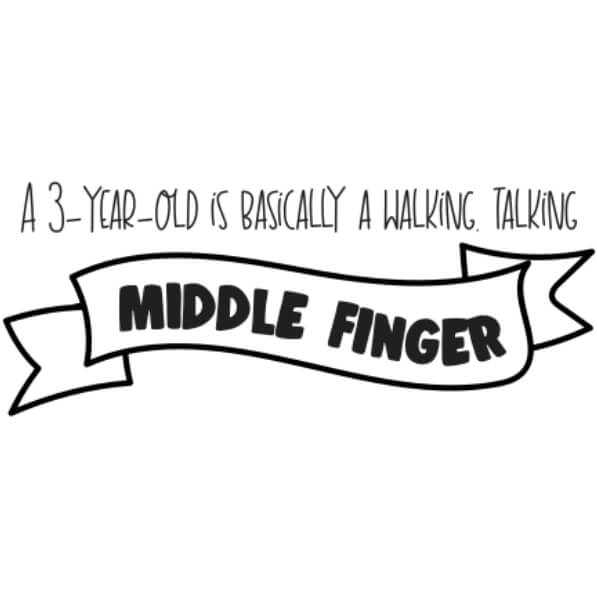 Download Black and White Illustration: The Middle Finger Quotes Online ...