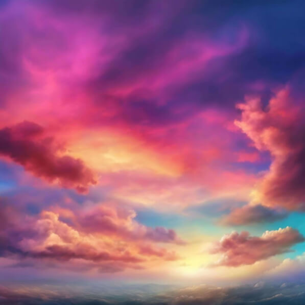 Download Colorful Abstract Sky with Clouds and Mountains Backgrounds ...