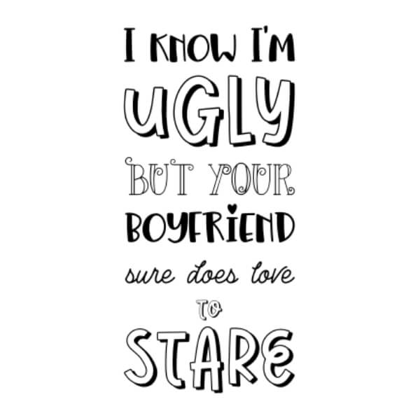 Download Black and White Quote - I am so angry at my boyfriend Quotes ...
