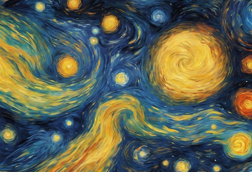 Download The Starry Night by Vincent van Gogh Backgrounds Online ...