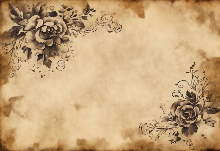 Download Vintage Floral Paper with Roses and Vines Backgrounds Online ...