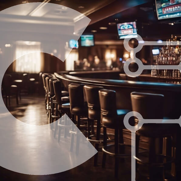 Eerie Atmosphere in an Empty Bar stock photo | Creative Fabrica