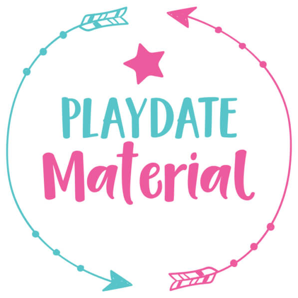 Download Playdate Material Logo with Pink, Blue, and White Circle ...