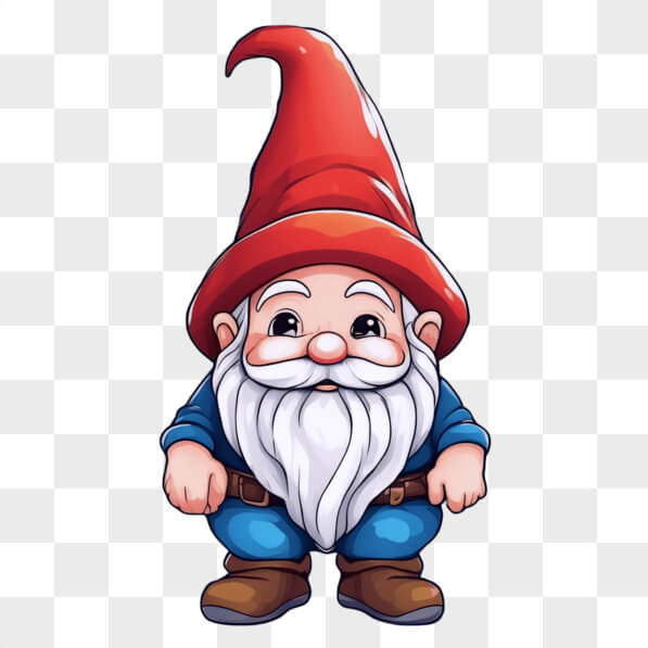 Download Cartoon Kabouter met Lange Witte Baard Cartoons online op ...