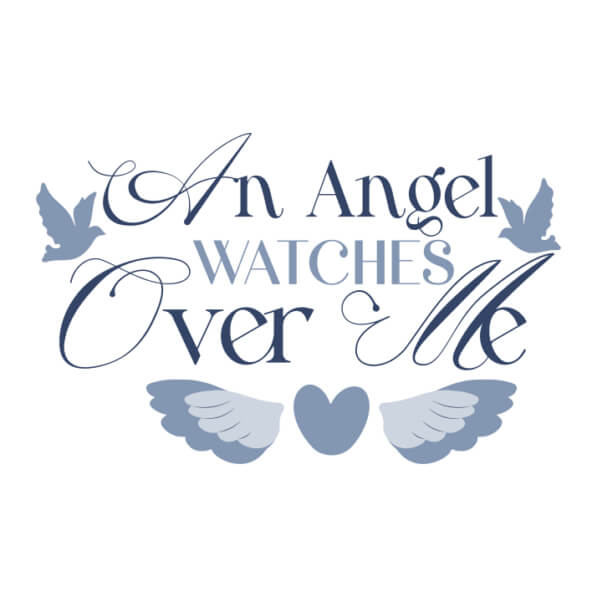 Download Angel Watching Over Me with Doves and Hearts Quotes Online ...