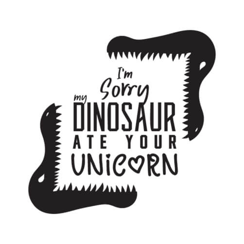 Download Black and White Dinosaur Image with 'Raw Means I Love You in ...