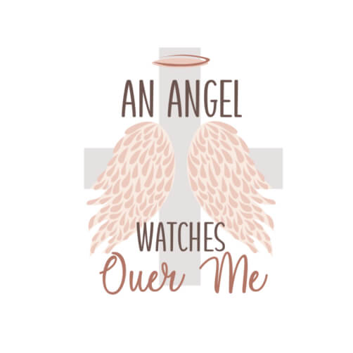 Download I Believe in Angels Because of You - Angel Wings Design Quotes ...