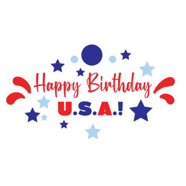 Download Happy Birthday USA! Greeting Card with Patriotic Design Quotes ...