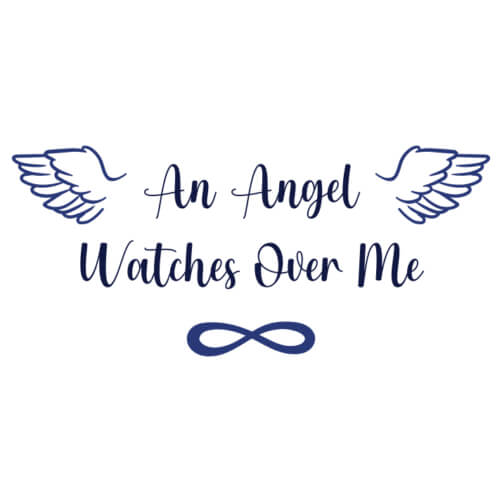 Download I Believe in Angels Because of You - Angel Wings Design Quotes ...