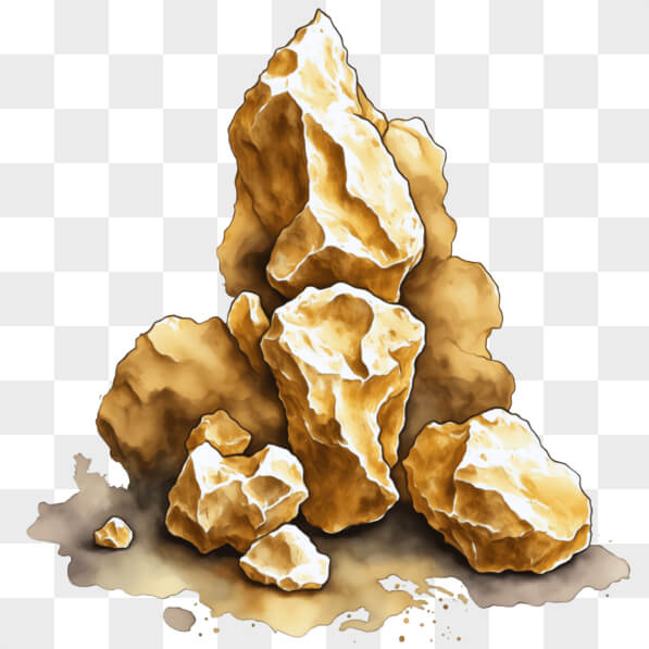 Download Stacked Rocks with Water Splashes PNGs Online - Creative Fabrica