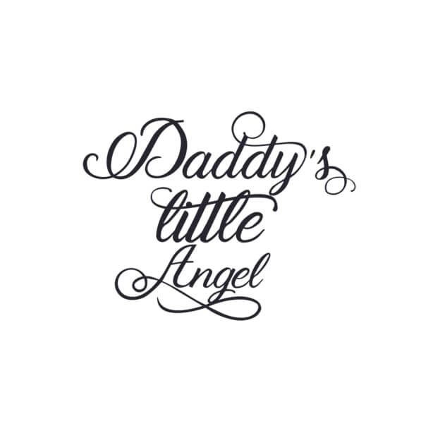 Download Daddy's Little Angel Background with Baby Angel Image Quotes ...
