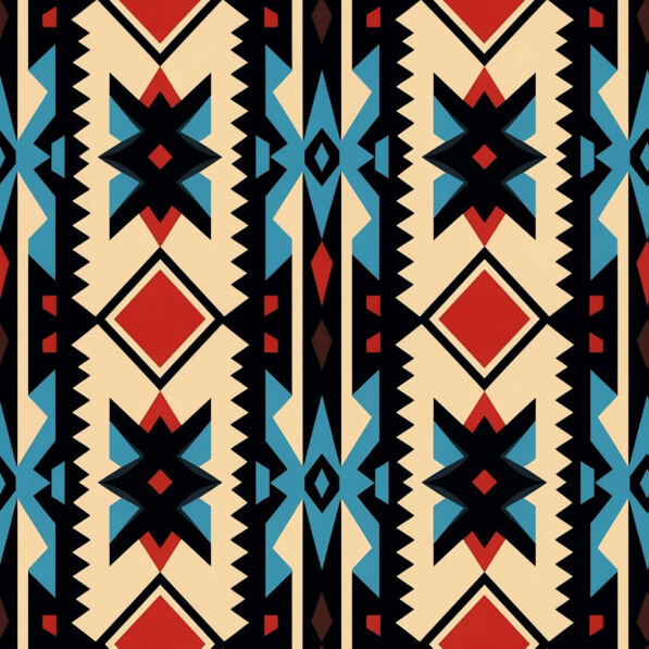 Download Native American Textile-Inspired Geometric Pattern Patterns Online - Creative Fabrica