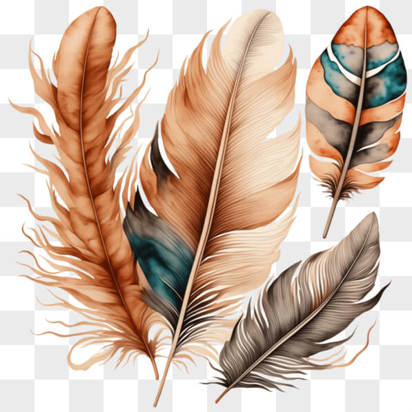 Download Colorful Feather Arrangement Inspired by Native American ...