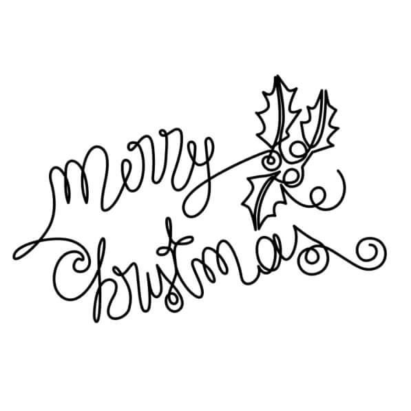 Download Merry Christmas Cursive Handwriting on White Background Quotes ...