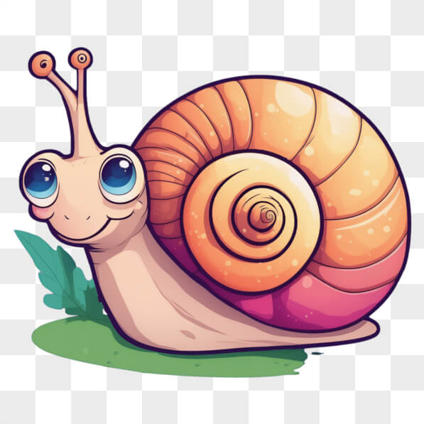 Descarga Feliz Caracol de Dibujos Animados en el Pasto Cartoons En ...