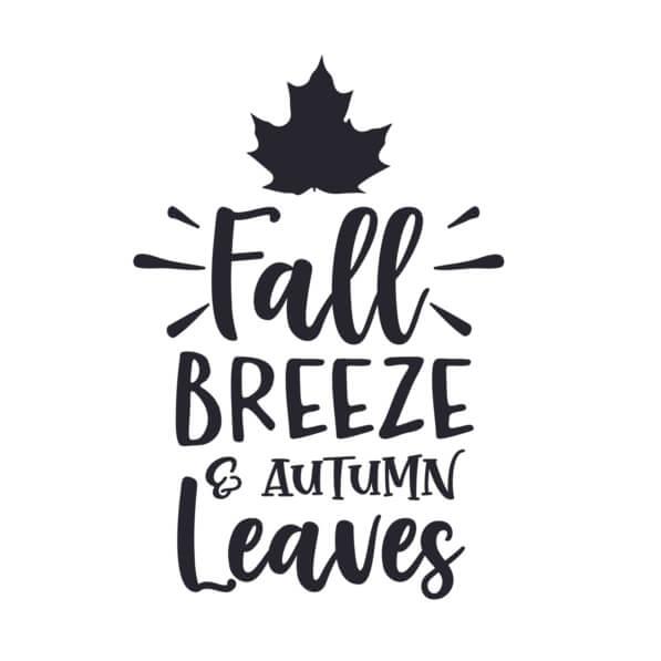 Download Fall Breeze and Autumn Leaves Hand-Drawn Font Collection ...