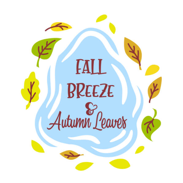 Download Fall Breeze & Autumn Leaves Logo with Surrounding Leaves ...
