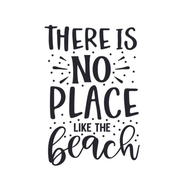 Download Beach Life Hand Lettering Quote Vector Illustration Quotes ...
