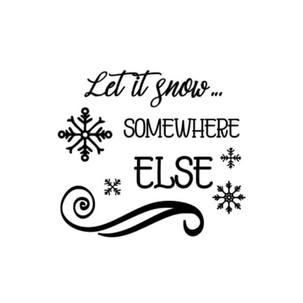 Download Let It Snow Snowflake Image with Falling Snowflakes Quotes ...