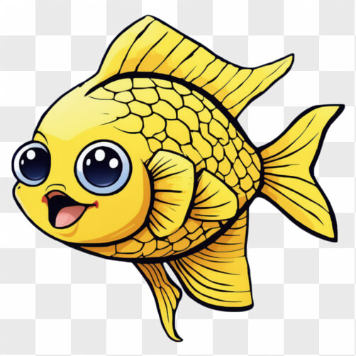 Yellow Fish Cartoon Images - Free Download on Creative Fabrica