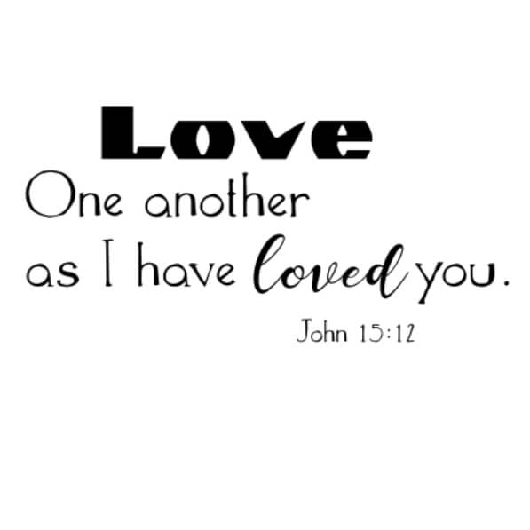 Download Love One Another Wall Decal by John 1:11 Quotes Online ...