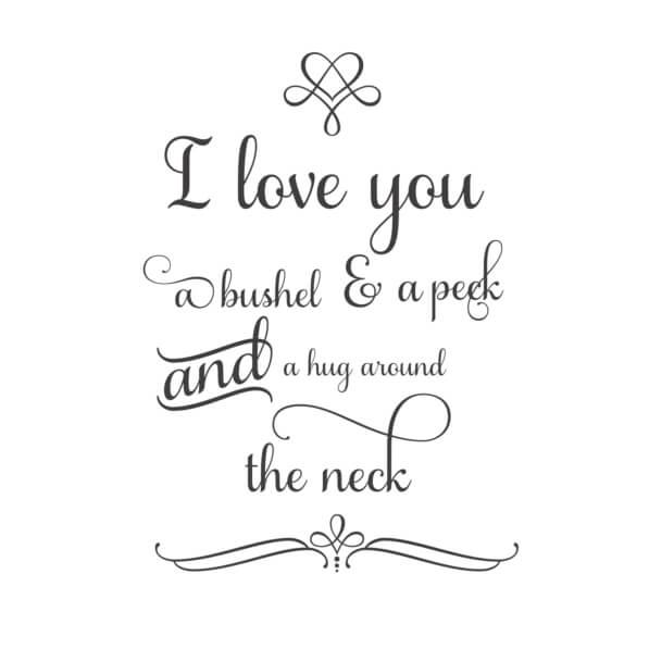 Download Black and White Love Poster with Handwritten Calligraphy ...