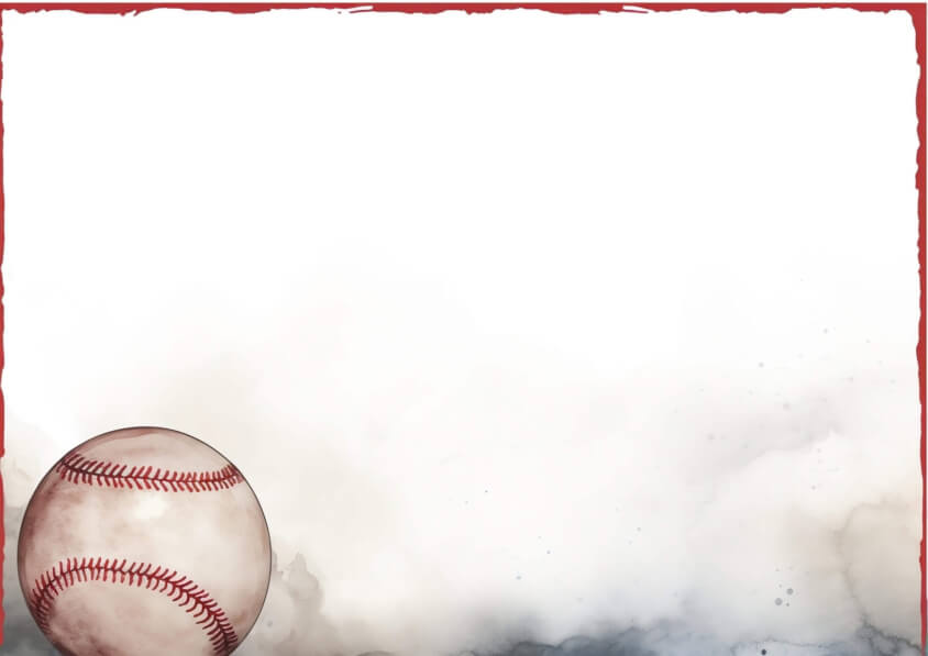 Download Baseball with Red and White Striped Frame Backgrounds Online ...