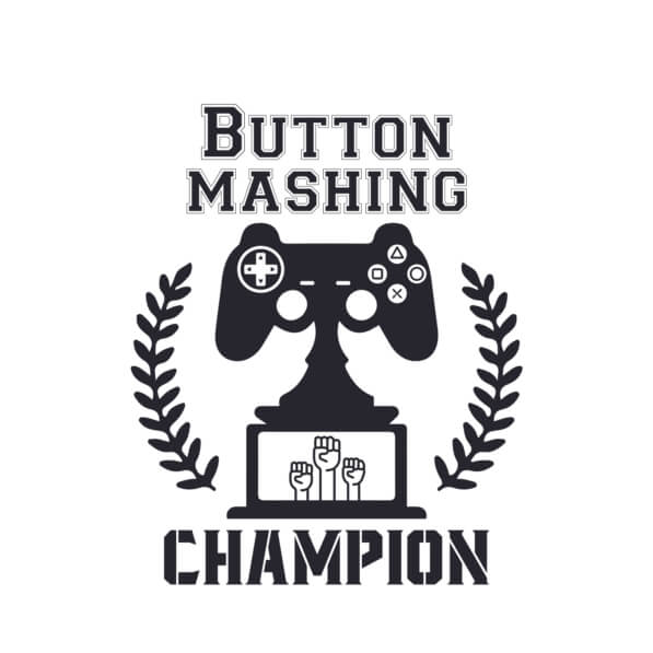Download Button Mash Champion Logo for Gaming Community Quotes Online ...