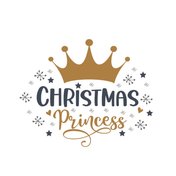 Download Christmas Princess Logo with Gold Crown Quotes Online ...