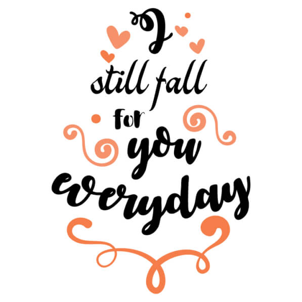 Download Handwritten Love Message in Orange and Black Quotes Online ...