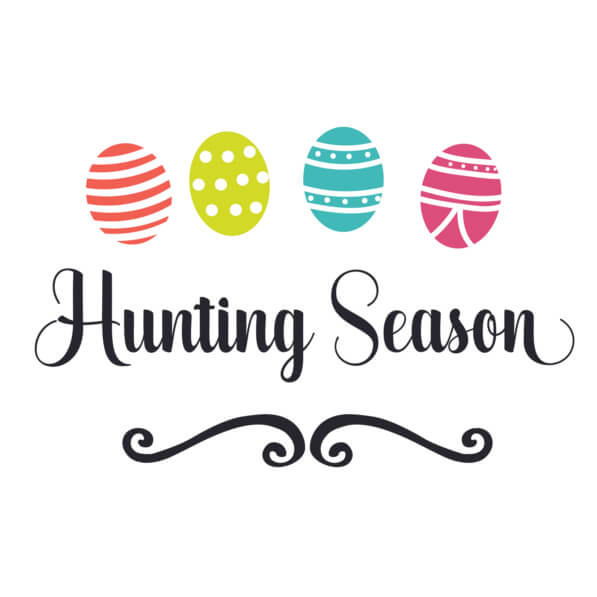 Download Colorful Hunting Season Logo with Easter Eggs Quotes Online ...