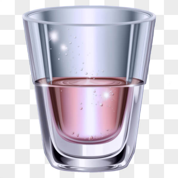 Download Shot glass with pink liquid and bubbles PNGs Online - Creative ...