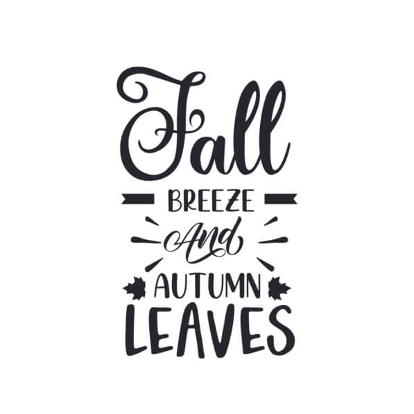 Download Fall Breeze and Autumn Leaves Hand-Drawn Quote Quotes Online ...
