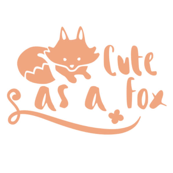 Download Cute as a Foxy - Adorable Fox with Cursive Text Quotes Online ...