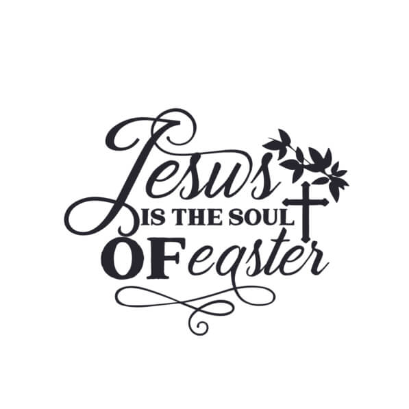 Download Jesus is the Soul of Easter with Cross Background Quotes ...