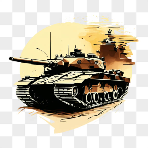 Download Tank in Motion with Surrounding Buildings and Ships PNGs ...