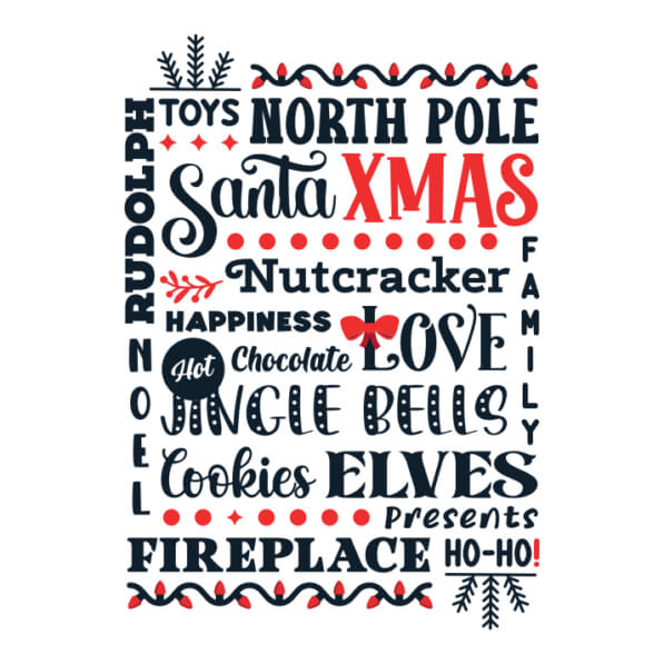 Download Colorful Christmas Poster with Santa Claus, Nutcracker, and ...