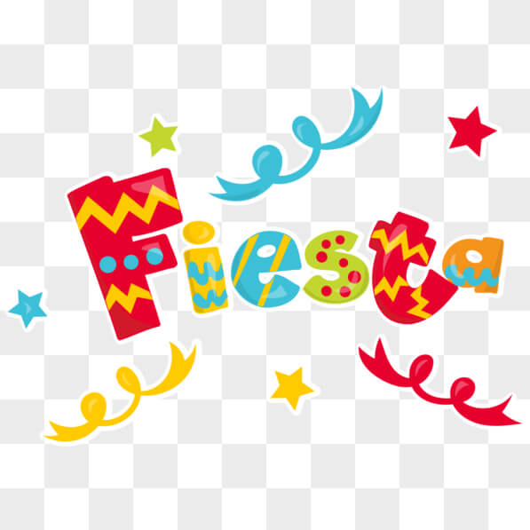 Download Colorful Fiesta Celebration Drawing with Stars and Birds PNGs ...