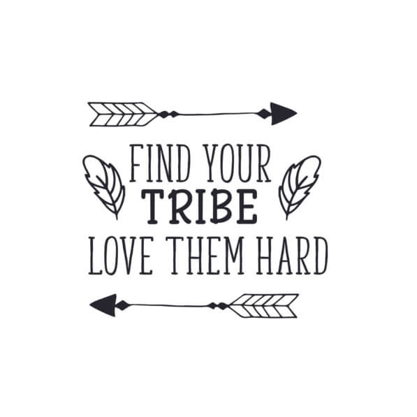 Download Find Your Tribe SVG Cut File Collection Quotes Online ...