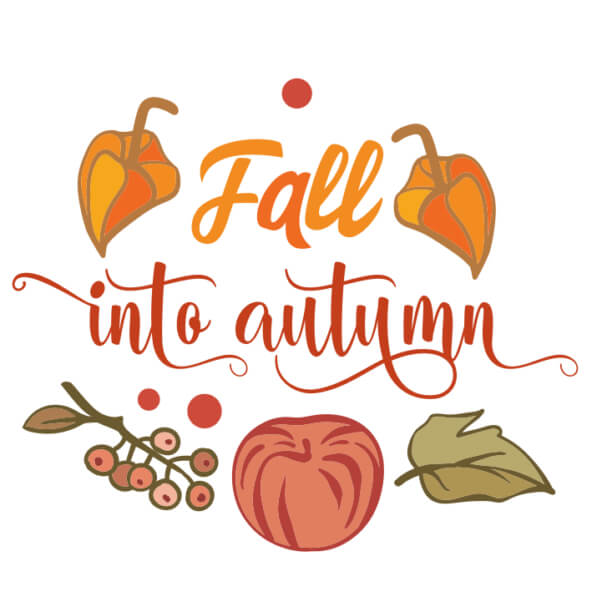 Download Fall into Autumn - Handwritten Lettering and Fall-themed Items ...