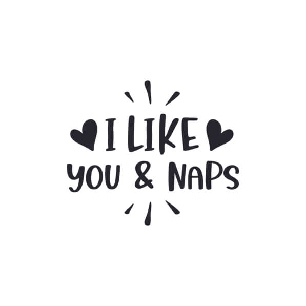 Download Personalized 'I like you & nap' Design with Hearts Quotes ...