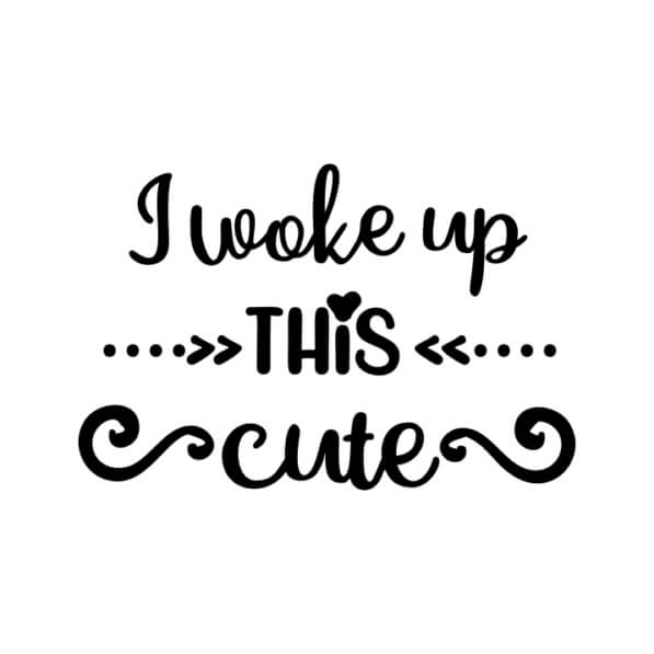Download Cute Wake Up Quote SVG Cut File Quotes Online - Creative Fabrica