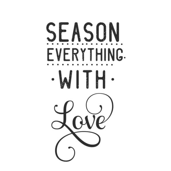 Download Season Everything with Love - Black and White Calligraphy ...