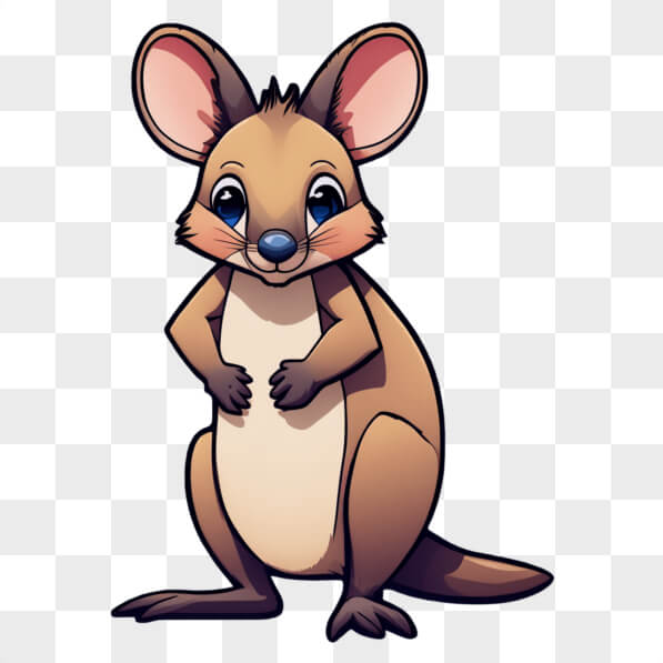 Download Cartoon Kangaroo Standing Upright Cartoons Online - Creative ...