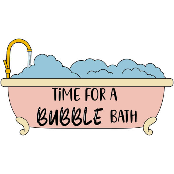 Download Time for a Bubble Bath Cartoon Illustration Quotes Online ...