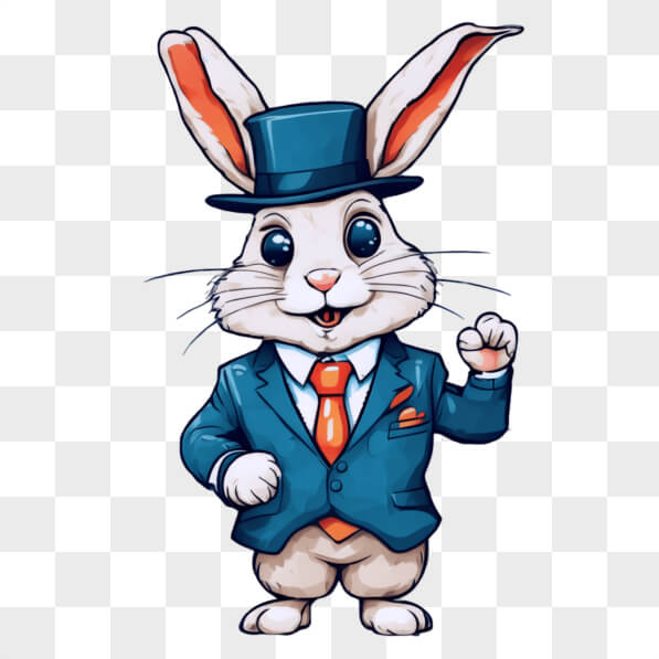 Download Dapper Rabbit Ready to Take on the World Cartoons Online ...