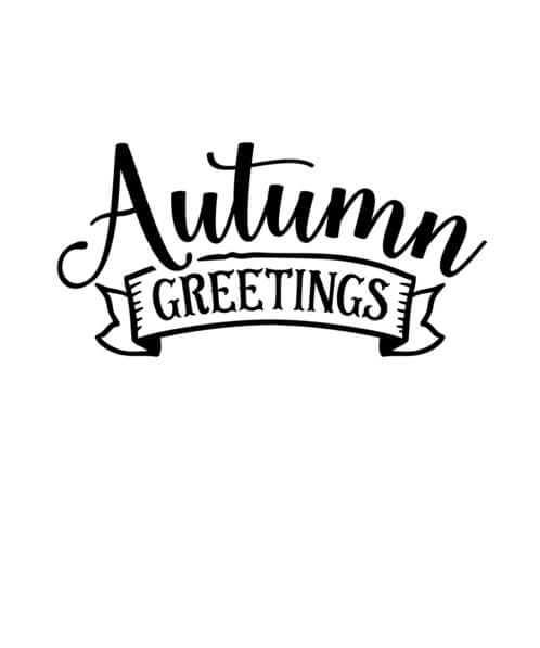 Download Autumn Greetings Logo on White Background Quotes Online ...