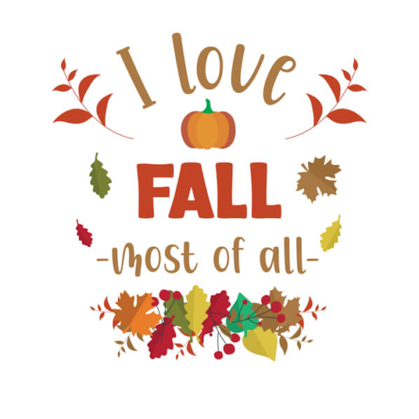 Download I Love Fall Most of All - Fall-Themed Poster Quotes Online ...