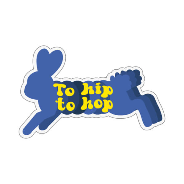 Download Hip-hop dance sticker with rabbit image Quotes Online ...