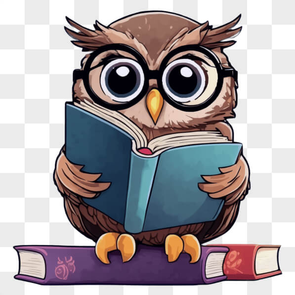 Descarga Ilustración de Lectura de Búho para Niños Cartoons En Línea ...